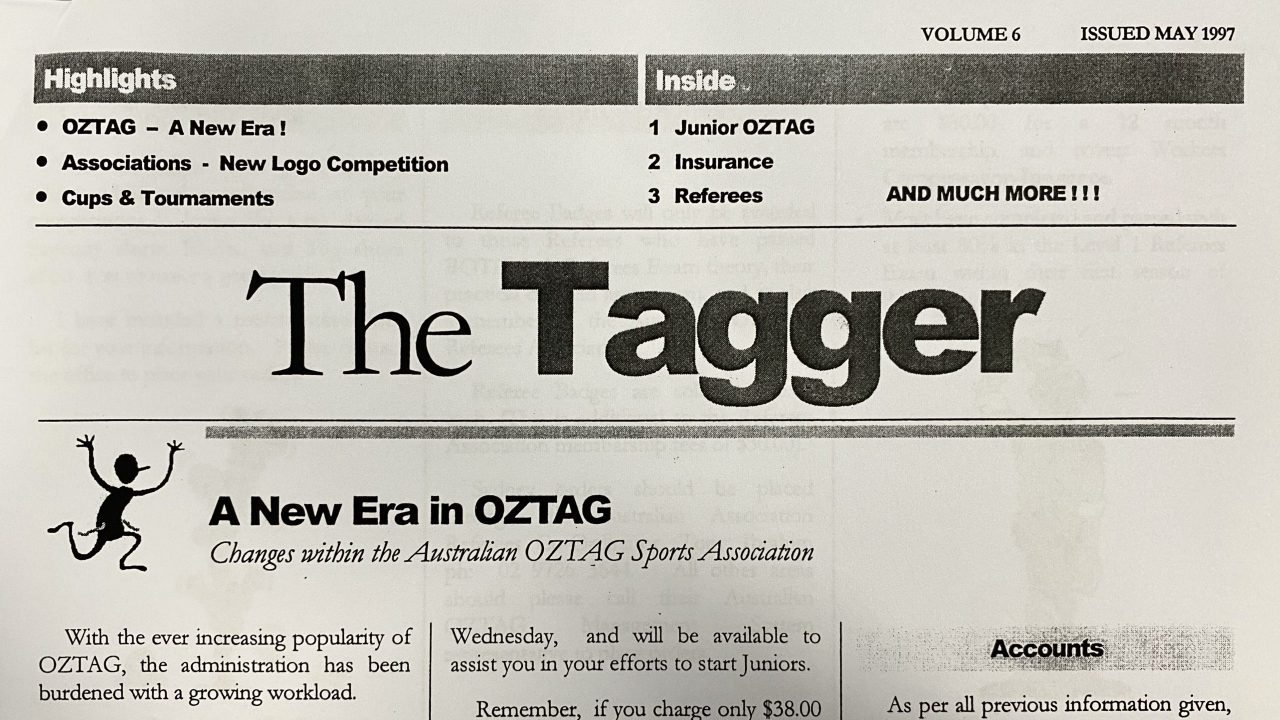 The Tagger: Issued May, 1997 | Australian Oztag